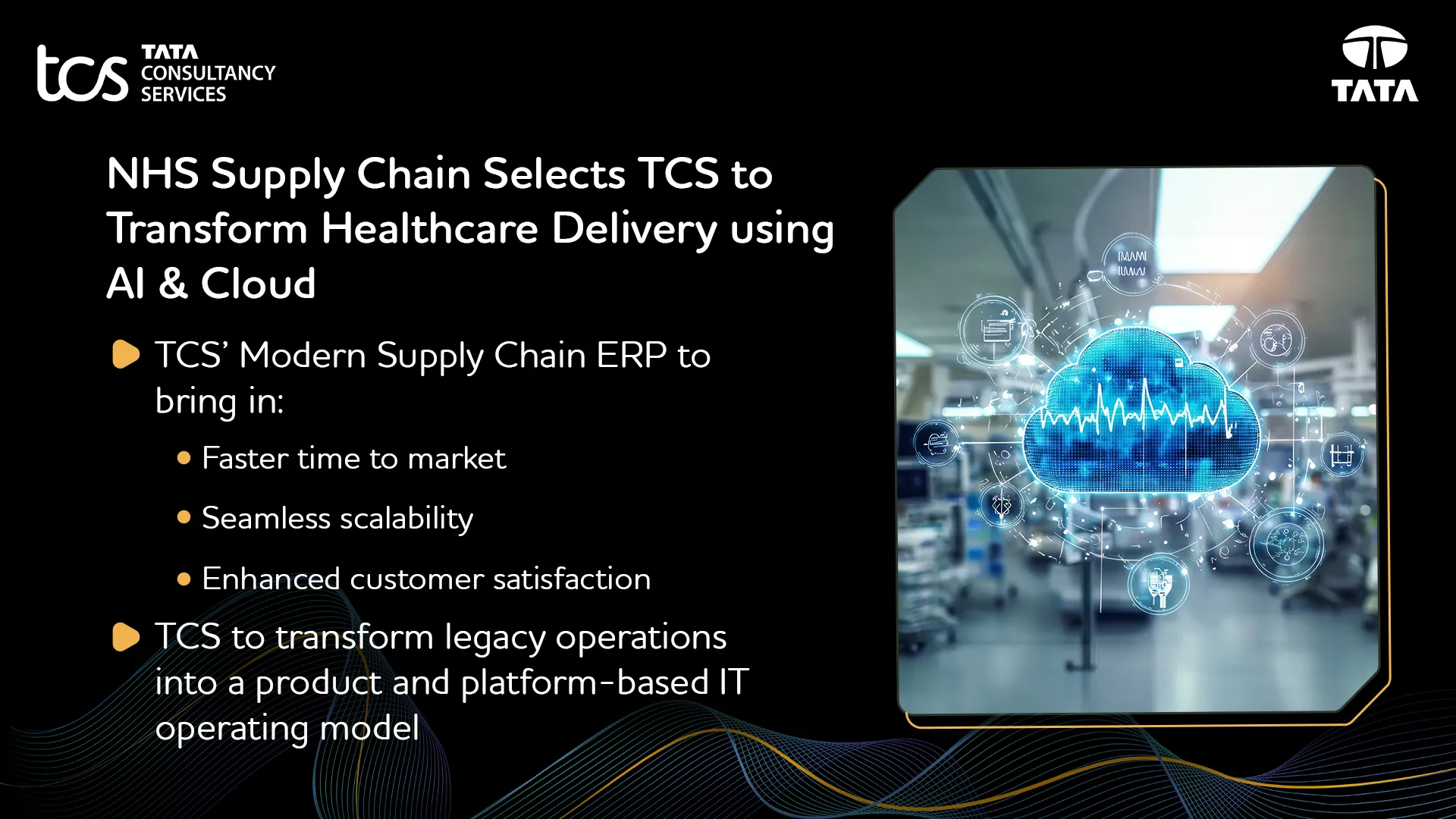 NHS Supply Chain Picks TCS For 5-Year AI & Cloud Transformation - BW Healthcare World